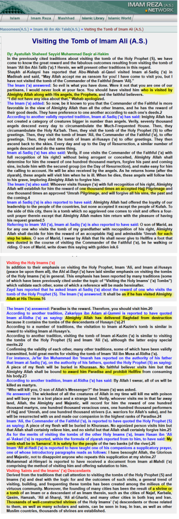 The Truth About The Najaf Shrine And Its Spurious Zaydi-Rafidi History ...